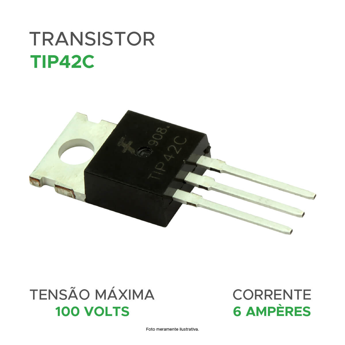 Transistor Tip42c Tip 42c Tip42 To-220 - ChipSCE - Mixtou Transistor Tip42c Tip 42c Tip42 To-220 - ChipSCE - Mixtou
