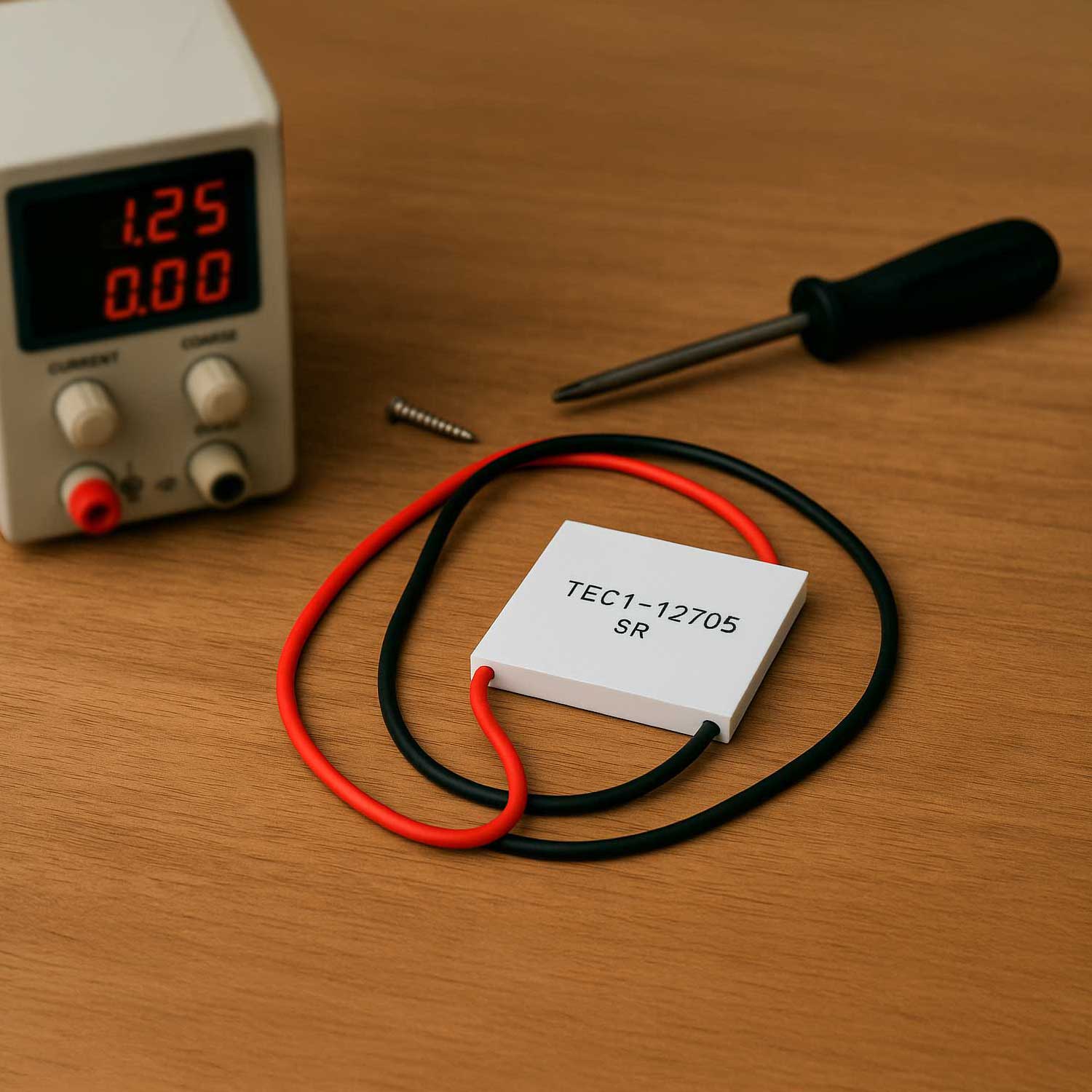 Pastilha Termoelétrica Peltier Tec1-12708 40x40mm 15,5v 72w - Mixtou