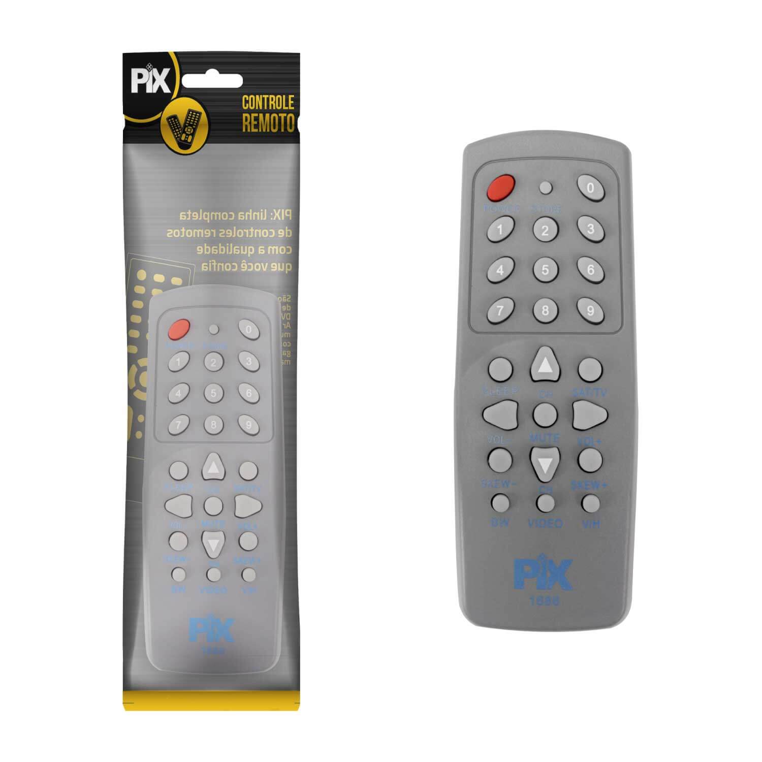 Controle Remoto Receptor Super Color - PIX - Mixtou