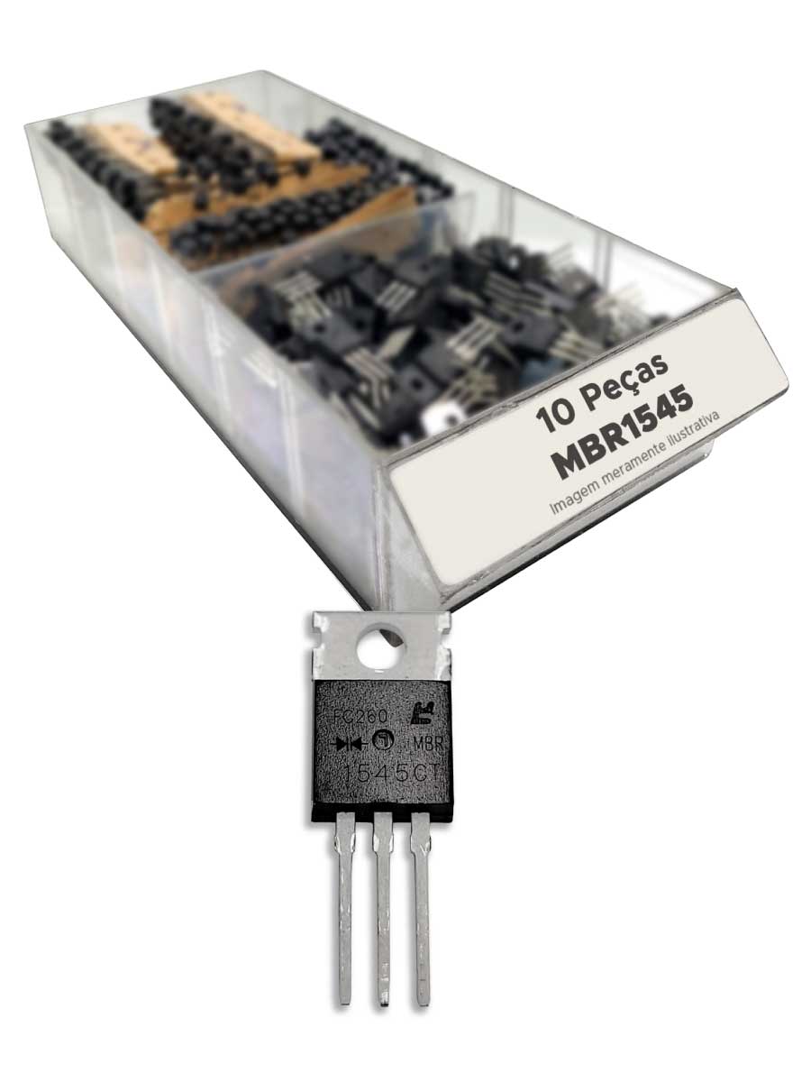 10x Díodo Mbr1545 = Mbr 1545 - To220 - Mixtou