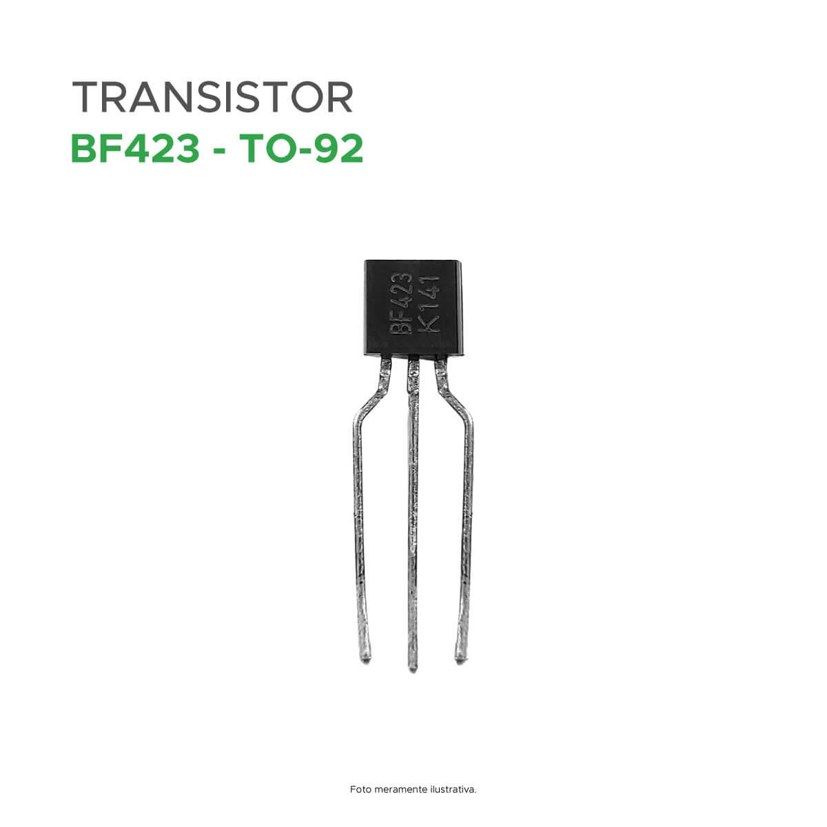 10 Peças - Transistor Bf423 = Bf 423 - Pnp - Mixtou